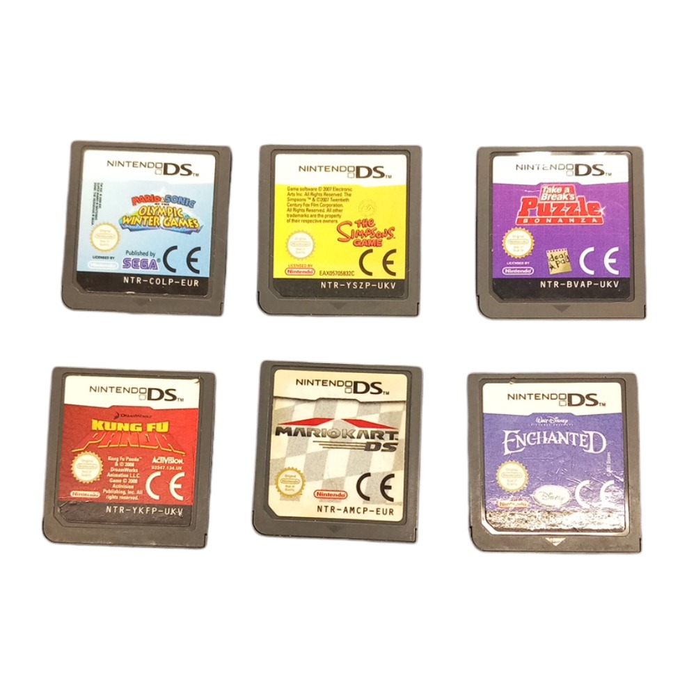 Pre-owned Nintendo 6x DS Game Cartridges, Tested, Mario Kart DS ...